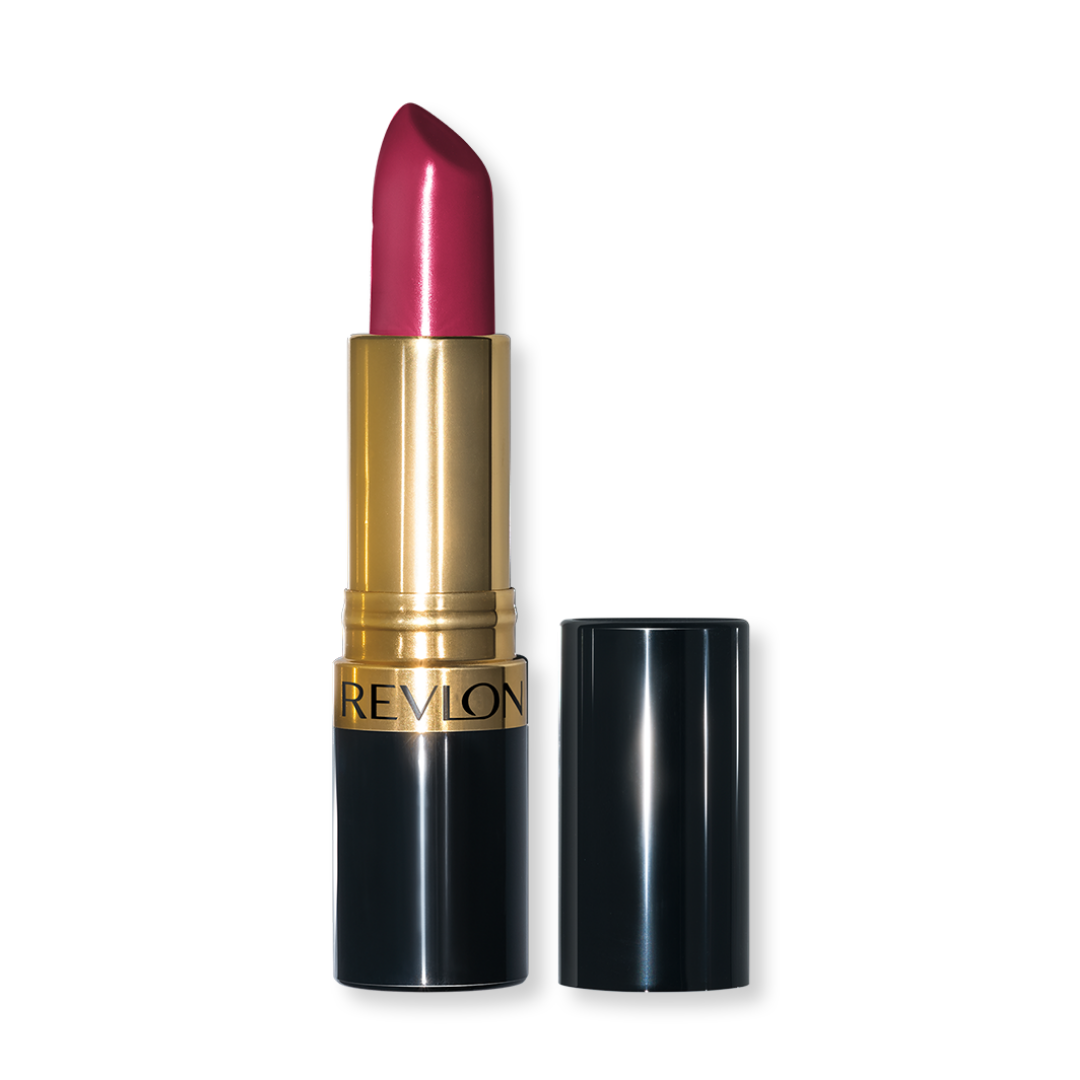 Labial Super Lustrous Lipstick Revlon Bombshell Red (046) Cremoso